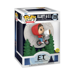 ET the Extra-Terrestrial POP! Moment Vinyl Figure Elliot and ET Flying ...
